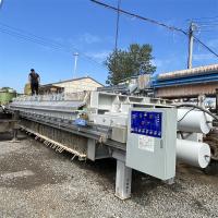 China Automatic Industrial Sludge Polypropylene Fabric Waste Water Filter Press Equipment for sale