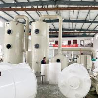 China Gas NH3 Removal Wet Scrubber Tower Air Scrubber Sox And Dust Particles For Exhaust Gas for sale