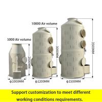 China Corrosion Resistant Wet Spray Scrubber Gas Cleaner CO2 Absorption Column For Manufacturing Plants for sale