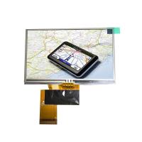 China 4.3 Inch TFT-LCD Display Module with Parallel RGB 40 Pins FPC and 4-Wire Resistive Touch for Industrial Applications for sale