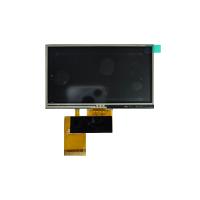 China 4.3 Inch TFT-LCD Display Module with Parallel RGB 40 Pins FPC and 4-Wire Resistive Touch for Industrial Applications for sale