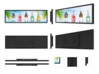 China 49.5-inch Ultra-Long Bar LCD Display with 3840×1080 High Resolution and 500nits High Brightness for Smart Shelf Applications for sale