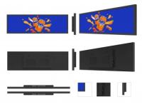 China 24.5-inch cutting screen, irregular screen, long strip screen, strip screen complete unit, 1920*540, 350 brightness, shelf edge display, digital shelf display, LCD shelf display for sale