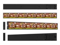 China 35-inch, 1920x96, cut-out screen, shaped screen, long strip screen, bar screen, brightness 400, LVDS, LCD, smart shelf for supermarkets, price tag display for sale