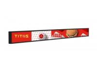 China 37.8-inch Stretched Bar LCD Display with 500 cd/m² Brightness for Supermarket Shelf Display for sale