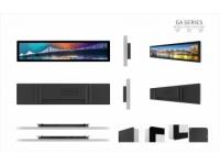 China 28.6 inch Stretched Bar LCD Display with 1920x540 Resolution and 350 Brightness for Smart Shelves and Advertising for sale