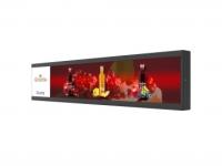 China 23.8-inch Stretched Bar LCD Display with 1920×324 Resolution and 400 cd/m² Brightness for Smart Shelves in Supermarkets for sale