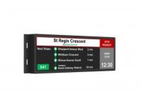 China 37-inch cutting screen, irregular screen, long strip screen, bar screen, 1920*551, brightness 350, parking lot signage/outdoor, metro screen for rail transit, digital signage for sale