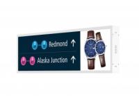 China 49.5-inch approximate cutting screen, custom-shaped screen, long strip screen, strip screen, double-sided hanging screen display, complete unit, 1920*540, brightness 400 for sale