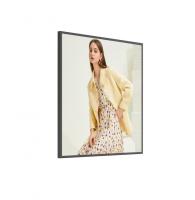 China 52-inch cutting screen, non-standard screen, 1880*1880, brightness 500, smart shelf screen for supermarkets, wall-mounted advertising machine, square screen display unit, application exhibition, for sale
