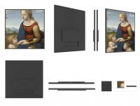 China 59-inch cutting screen, irregular screen, 1880*1880, brightness 300, smart supermarket shelf screen, wall-mounted advertising machine, square screen display unit, application exhibition, beauty shelf for sale