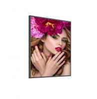 China 39-inch cutting screen, irregular screen, 1880*1880, brightness 350, smart shelf screen for supermarkets, wall-mounted advertising machine, square display unit, used in exhibitions, beauty shelves for sale