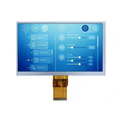 China 7.0 inch 800x480 resolution 24 Bit RGB interface Industrial TFT LCD module with TN 12H viewing angle for sale