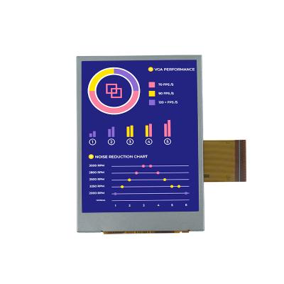 China 2.6-inch semi transparent wide temperature LCD screen 320x432 ILI9488 full view MCU+RGB+SPI interface for sale