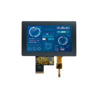 China 5.0-inch HX8264+HX8664 RGB interface semi reflective and semi transparent TFT LCD module with capacitive touch screen for sale