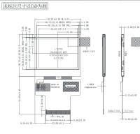 China 1.75-inch Semi-Reflective Semi-Transmissive Full View Industrial TFT Display LCD Module for sale