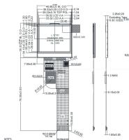 China 1.75-inch Semi-Transparent TFT LCD Display with ILI9342 Control IC for Industrial Applications for sale