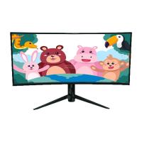 China 34-inch 3440x1440 Industrial TFT Display with R1500 Curvature and HDMI/DP Ports for sale