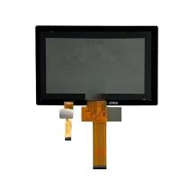 China 7‑inch TFT color LCD screen, 1024*600, LVDS interface ultra‑high‑brightness display with capacitive touch screen for sale