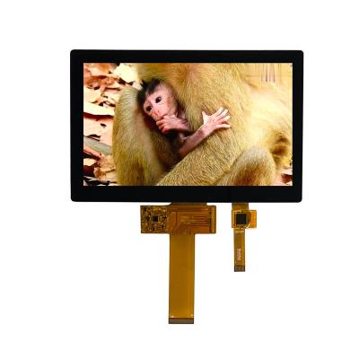 China 7‑inch TFT color LCD screen, 1024*600, LVDS interface ultra‑high‑brightness display with capacitive touch screen for sale