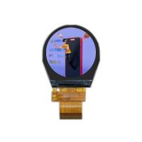 China 1.3‑inch circular industrial LCD display, MCU+SPI+RGB interface, 240×240, full‑viewing‑angle, full‑transparent type for sale