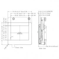 China 2.0‑inch high‑brightness serial screen, TTL signal interface, 480×360 LCD display module, UART board with capacitive touch for sale