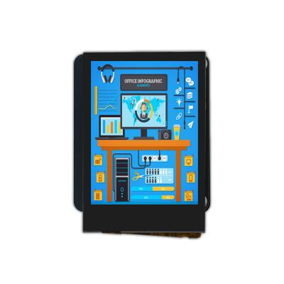 China 2.0‑inch TTL signal interface 240x320 serial screen LCD display module with UART board and capacitive touch for sale