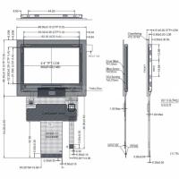 China 2.4-inch 800×480 Full Viewing Angle LTPS Industrial TFT Display with Capacitive Touch for sale