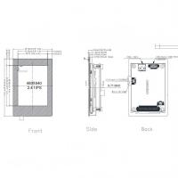 China 2.4‑inch 480x640 serial screen, TTL signal interface LCD display module with UART board for sale