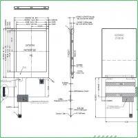 China 2.8-inch 240×320 Resolution IPS Industrial LCD Display Module with Capacitive Touch for sale