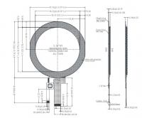 China 2.8‑inch Round ST7701S MIPI Interface LCD 480*480 IPS Color Touch‑Enabled LCD Display Module for sale