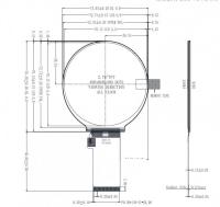 China 2.8-inch 480*480 ST7701S RGB Interface IPS Round LCD Module for Instrumentation, Industrial Control, and Automotive Displays for sale