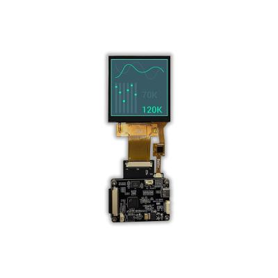 China 3.4-inch 480×480 serial screen, TTL signal interface square high-brightness LCD display module with UART board for sale