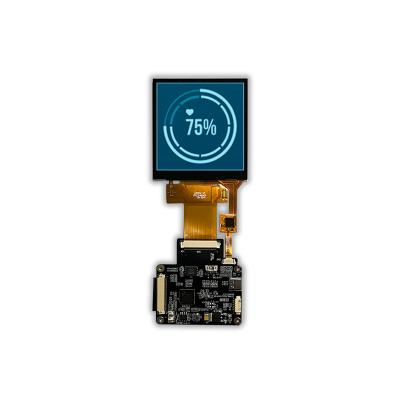 China 3.4-inch 480x480 serial screen, RS232 signal interface square high-brightness LCD display module with UART board for sale
