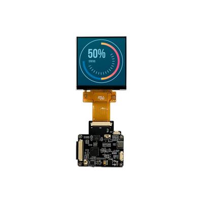 China 3.4-inch 480×480 serial screen, RS232 signal interface, high-brightness LCD display module with UART board for sale