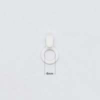 China Nylon Coated Metal O Ring Bra Strap J Hook 6mm for sale
