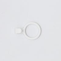 China White Nylon Coated Bra Strap Hook Adjuster 12mm J Hooks For Bras for sale