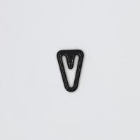 China Metal Nylon Coated Bra Adjuster Slider , Triangle Bra Strap Adjuster Clips For Women for sale
