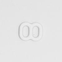China 8 Shape 6mm Bra Strap Rings And Sliders Panton Color for sale