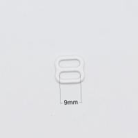 China White 9mm 8 Shape Metal Bra Strap Rings Good Hardness for sale