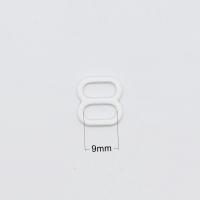 China Nylon Coated Metal Bra Strap Adjustment Sliders 9mm for sale