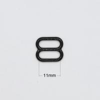 China 11mm Slide Lock Bra Strap Adjusters , Nylon Coated Bra Ring And Slider for sale