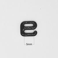 China Oeko-Tex 100 5mm Metal Bra Hooks And Slides 9 Shape for sale