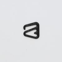 China 10mm Bra Adjustable Hooks , Bra Adjustable Slider In Black for sale
