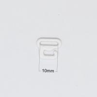 China 10mm Nylon Coated Bra Strap Adjuster Clips Lingerie Hook for sale