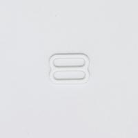 China White 12mm Bra Adjustable Slider Metal Lingerie Hook for sale