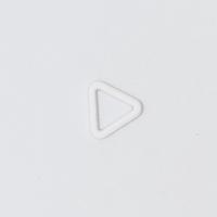 China 1cm Nylon Coated Triangle Lingerie Rings for sale