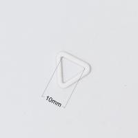 China 1cm Nylon Coated Triangle Lingerie Rings for sale