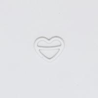 China Heart Shape 11mm Bra Adjustment Slides for sale