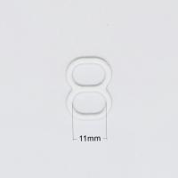 China Nylon Coated Metal 11mm Bra Adjuster Slider , Bra Sliders And Rings for sale